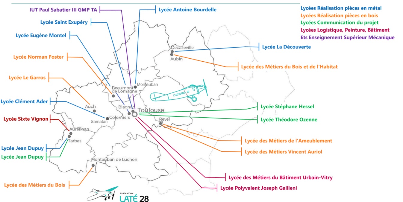 Reconstruction du Laté 28, emblématique avion, par les élèves de l ...